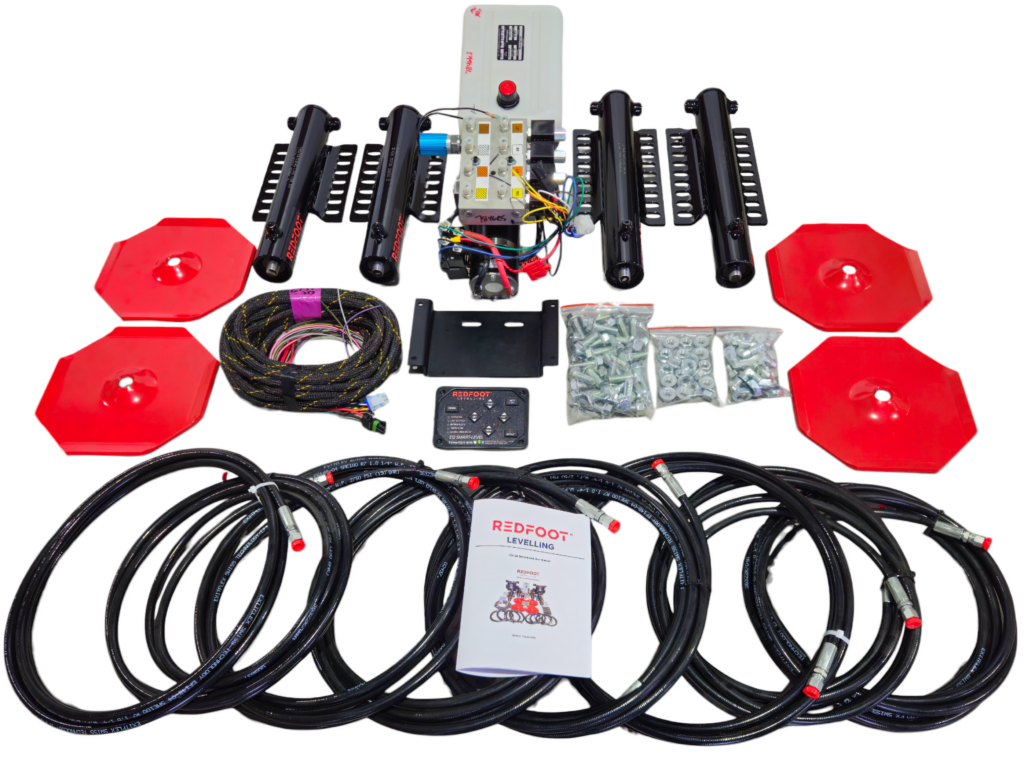 Redfoot Levelling Toyota Coaster EQ Smart Level System